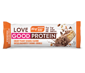 Peanut Caramel Low Sugar Keto Protein Bars | Love Good Fats