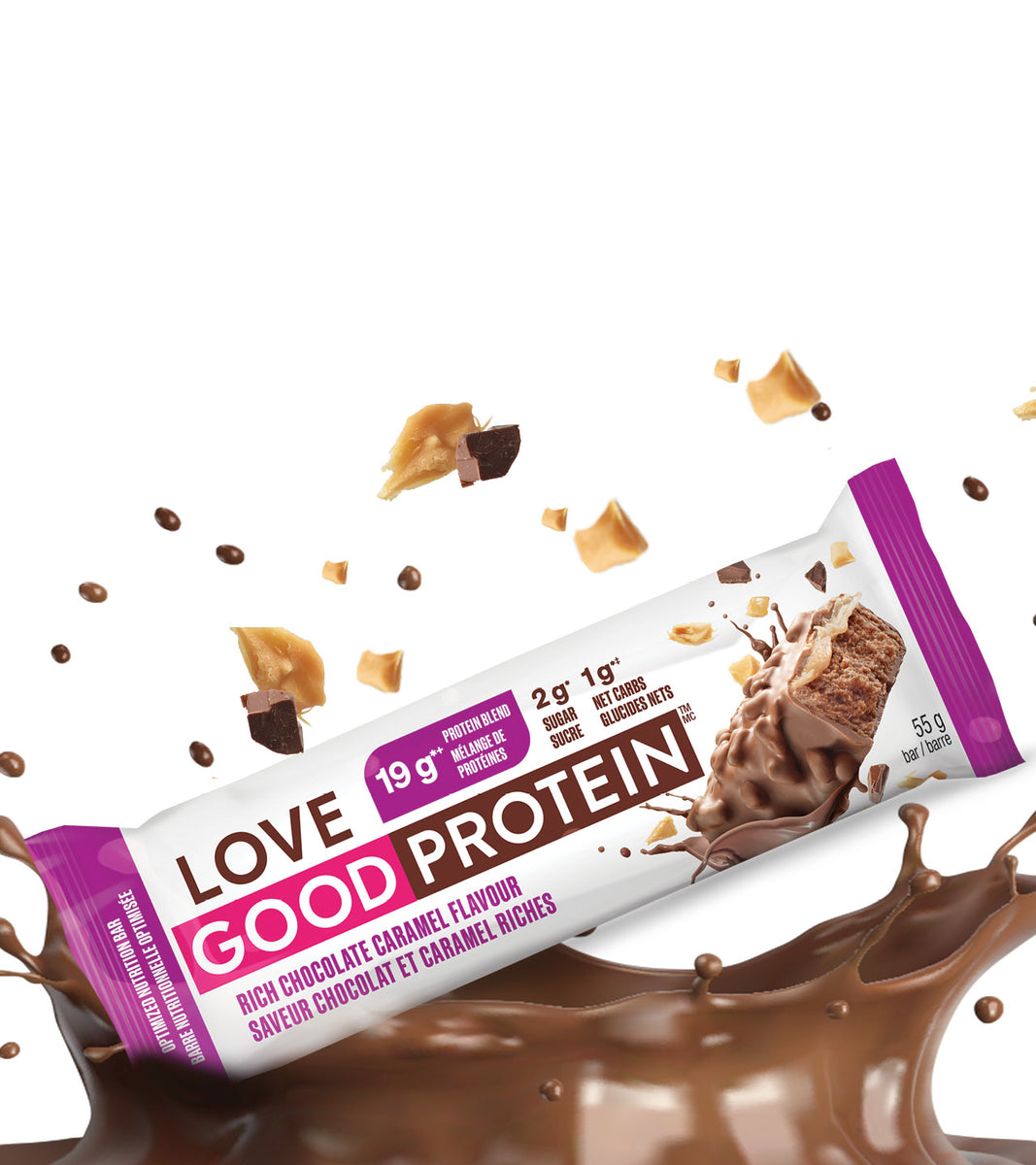 Low Sugar Protein Bars: Rich Chocolate Caramel | Love Good Fats
