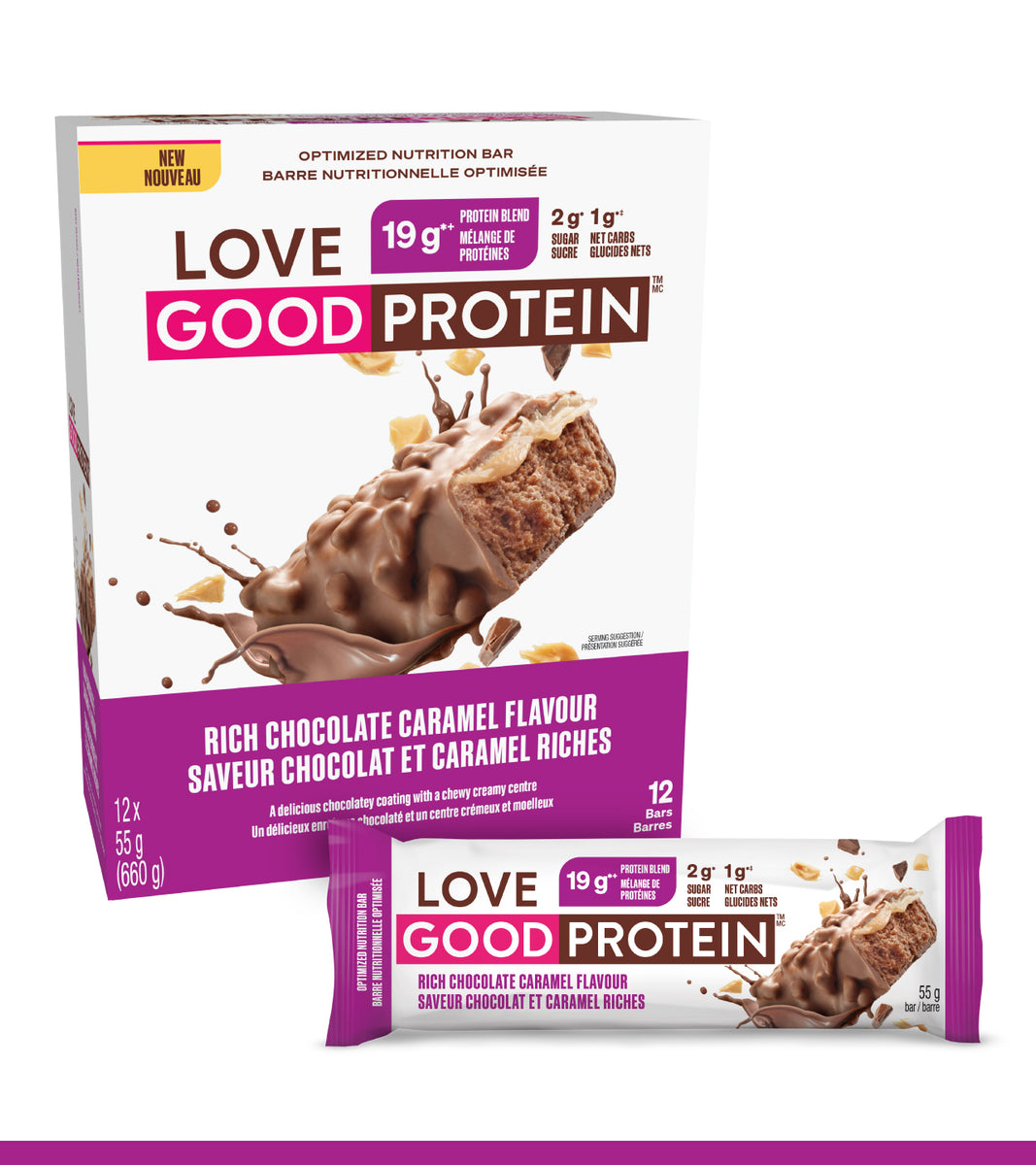 Low Sugar Protein Bars: Chocolate Caramel | Love Good Fats
